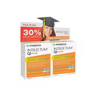 Intelectum Study Pack 2 x 30 Cápsulas | ParaFarma Farmacia Online Envíos en 24 horas
