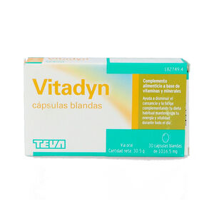 Teva Vitadyn 30 Cápsulas Blandas | ParaFarma Farmacia Online Envíos en ...
