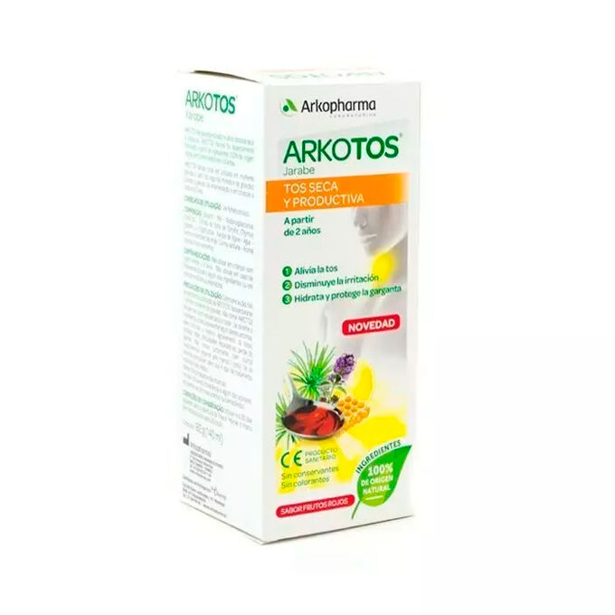 Arkopharma Arkotos Tos Seca Y Productiva 182ml | ParaFarma Farmacia ...