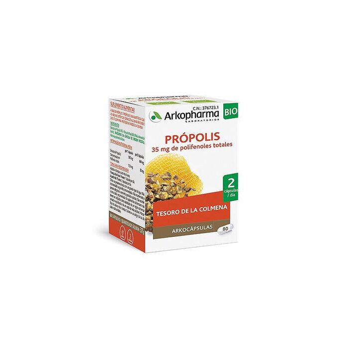 Arkopharma Arkocápsulas Própolis 80 Cápsulas | ParaFarma Farmacia ...