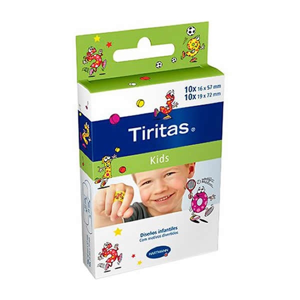 Hartmann Tiritas Kids Infantil 20 Unidades | ParaFarma Farmacia Online ...