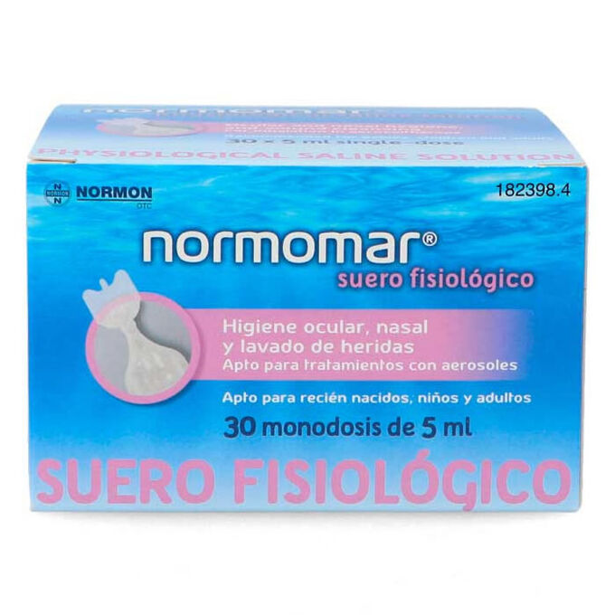 Normomar Suero Fisiológico Bebé 30 Ampollas | ParaFarma Farmacia Online ...
