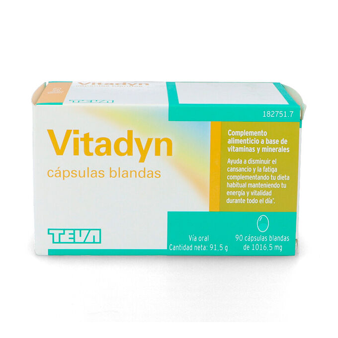 Teva Vitadyn 90 Cápsulas Blandas | ParaFarma Farmacia Online Envíos en ...