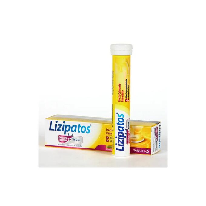 Sanofi Lizipatos Alumbre y Liquen De Islandia 18 Pastillas | ParaFarma ...