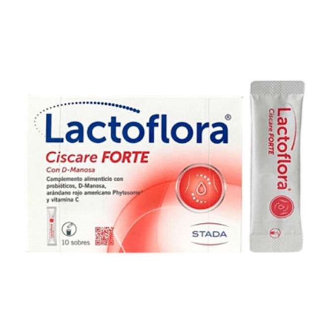 Lactoflora Ciscare Forte 10 Sobres con D-Manosa y Probióticos ...